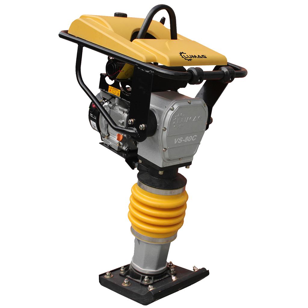 Lumag Vibrationsstampfer VS 80C Stampfer mit Transporträder Verdichter ...